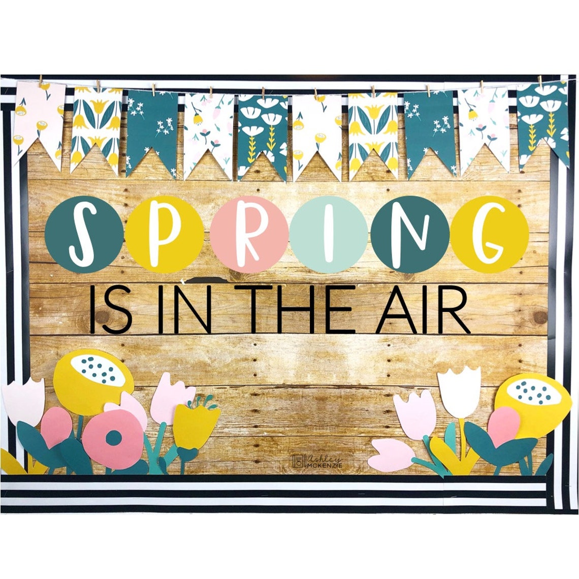 Spring Blooms Bulletin Board or Classroom Door Decor Vintage - Etsy