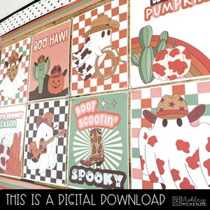 Howdy Halloween Classroom Decor Western Decor Fall Bulletin Board Ideas ...