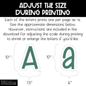 Modern Dinosaur Classroom Theme, A-Z Bulletin Board Letters ...