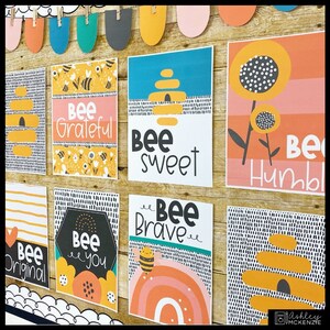 Honey Bee Classroom Posters Easy and Modern Classroom - Etsy