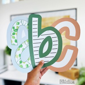 Modern Greenery Back to School Classroom Decor Bulletin Board - Etsy