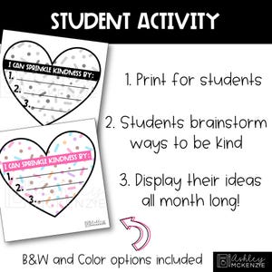 Valentine's Day Bulletin Board Ideas, Classroom Door Decor, Kindness ...