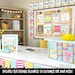 School Supplies Classroom Decor Bundle Modern Back to School Bulletin ...