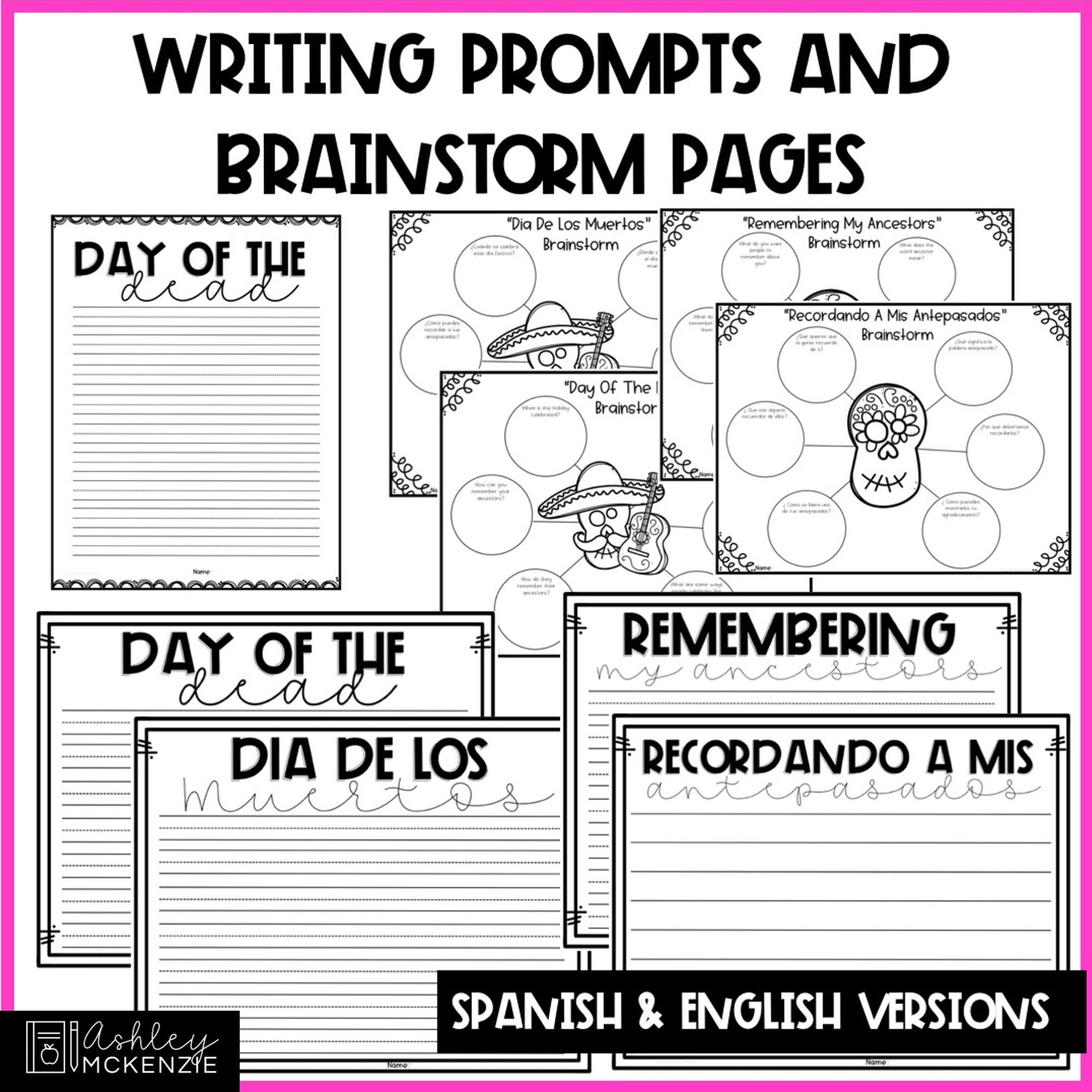 Día De Los Muertos Classroom Activities, Fall Writing Crafts, Day of ...
