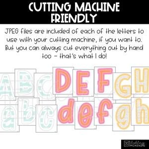 Spring Bulletin Board Letters, Punctuation and Numbers, Printable ...
