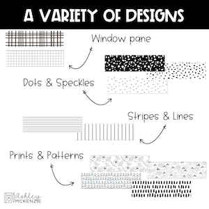 Printable Bulletin Board Borders Black and White Classroom Decor ...