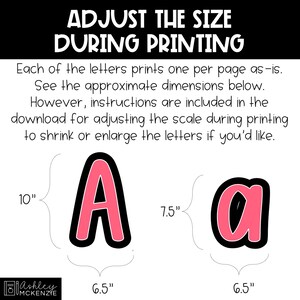 Neon Brights Classroom Decor, Primary Font A-Z Bulletin Board Letters ...