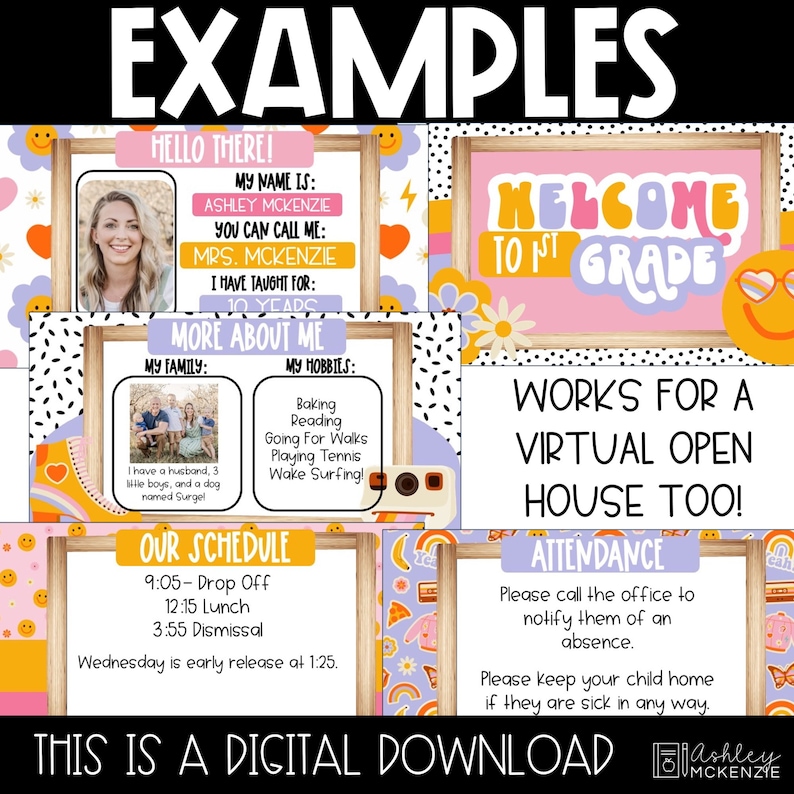 Retro Back to School Open House Google Slides and Powerpoint Templates ...