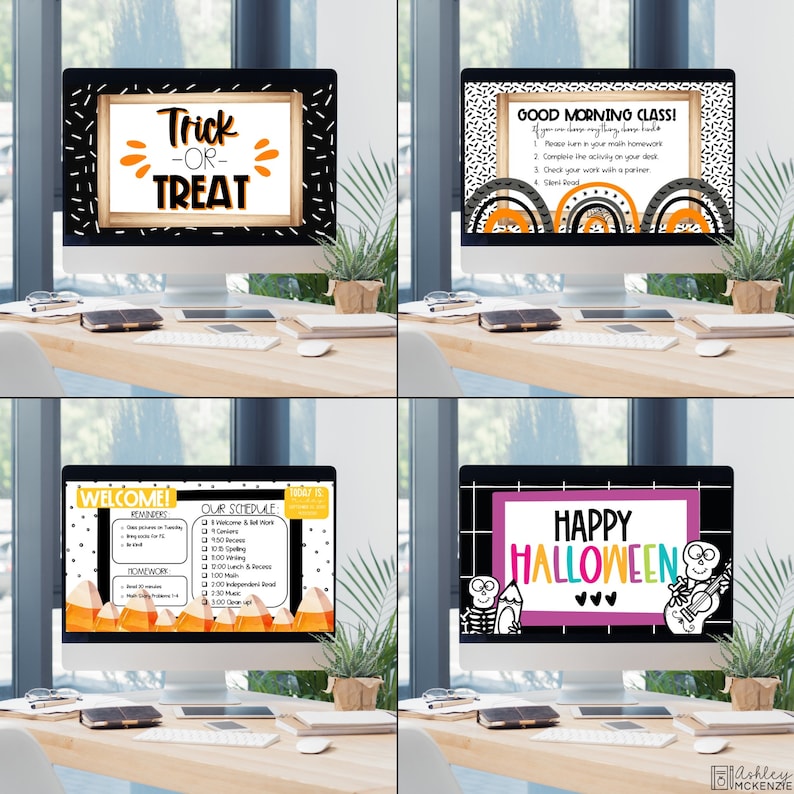 Halloween Google Slides and Powerpoint Templates October Daily Slides ...