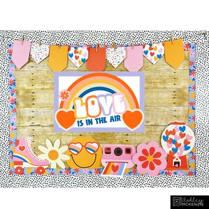 Valentine's Day Classroom Decor Bundle, Retro Theme, Holiday Bulletin ...