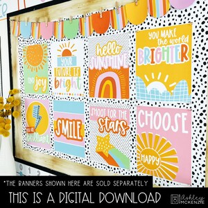 Sunshine Themed Back to School Classroom Decor, Bulletin Board Kit ...