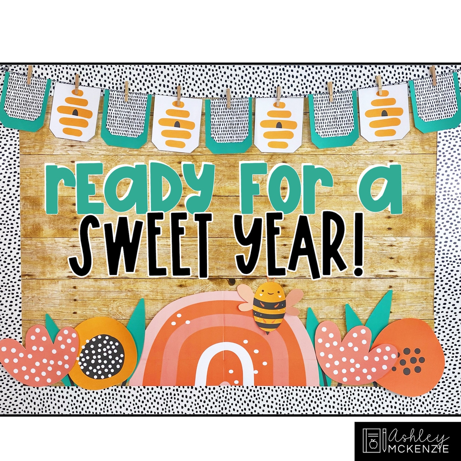 Honey Bee Classroom Decor, Bulletin Board Kit, Classroom Posters, Door ...
