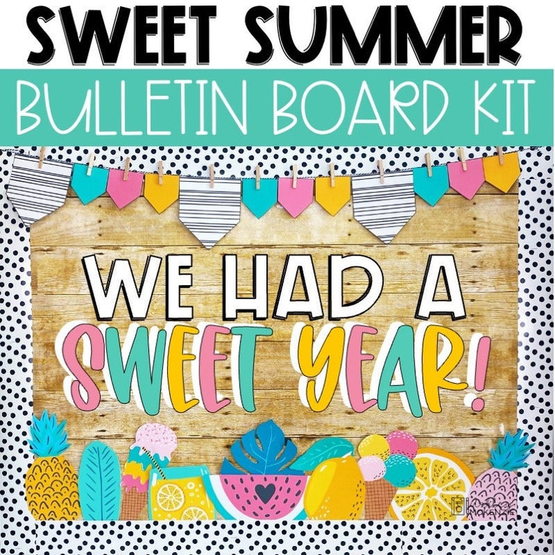 Sweet Summer Bulletin Board or Classroom Door Decor Easy and - Etsy