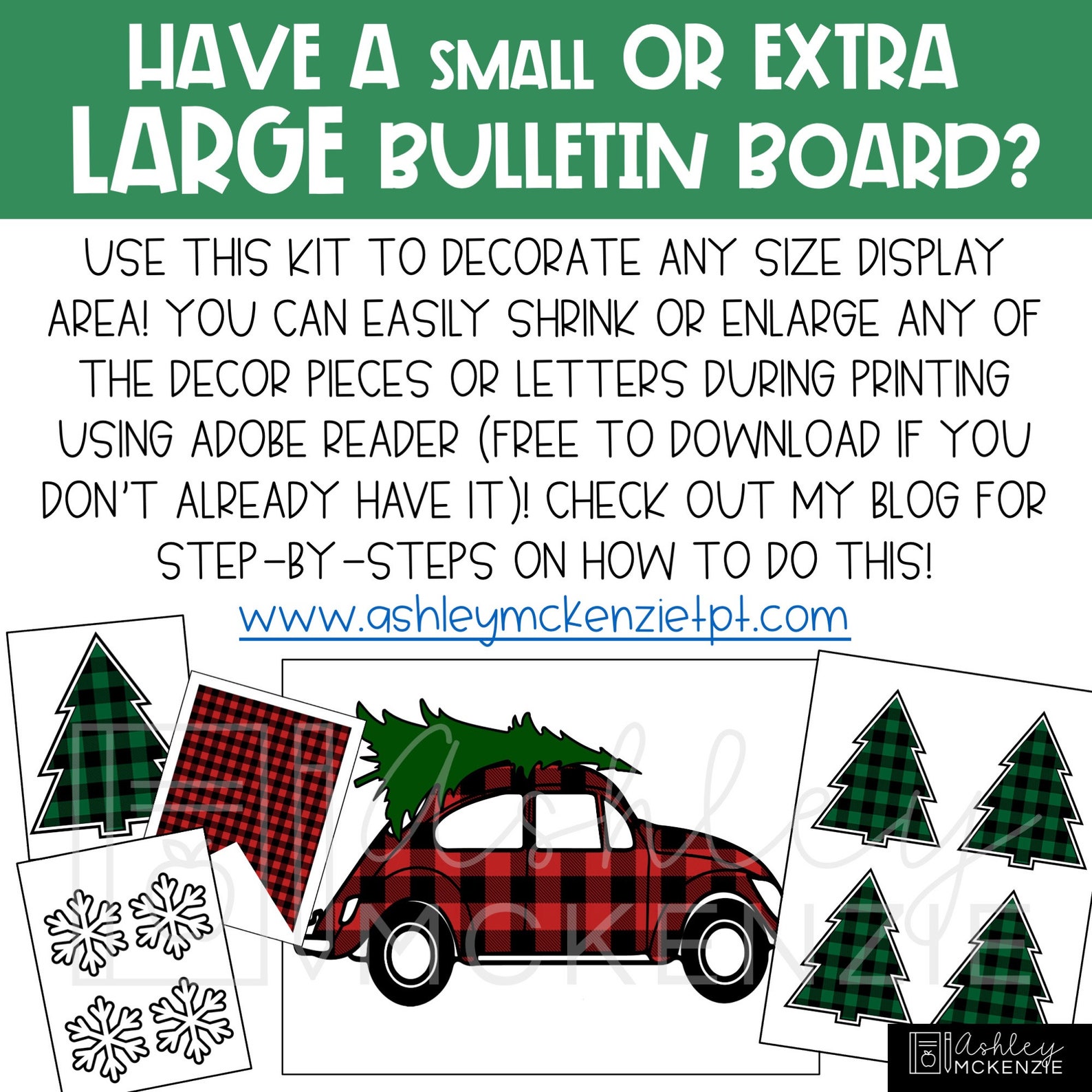 Christmas Holiday Bulletin Board or Classroom Door Decor - Etsy