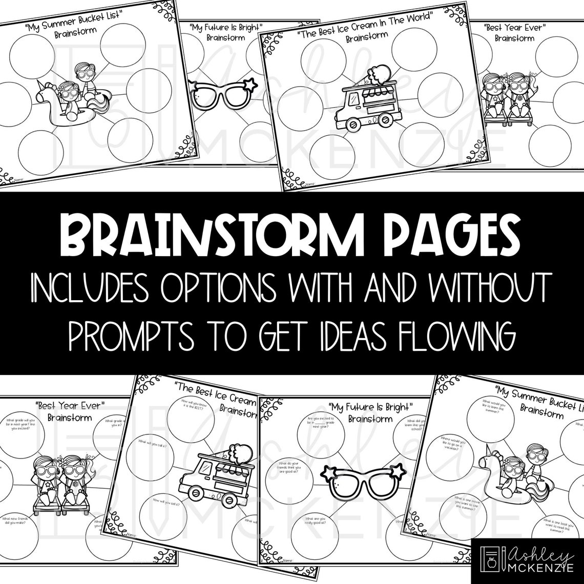 End of the Year and Summer Writing Crafts May and June - Etsy