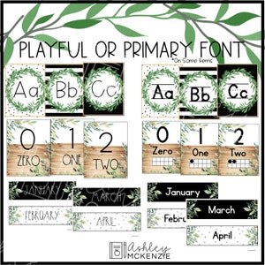 Modern Farmhouse Classroom Decor Bundle, Back to School Bulletin Board ...
