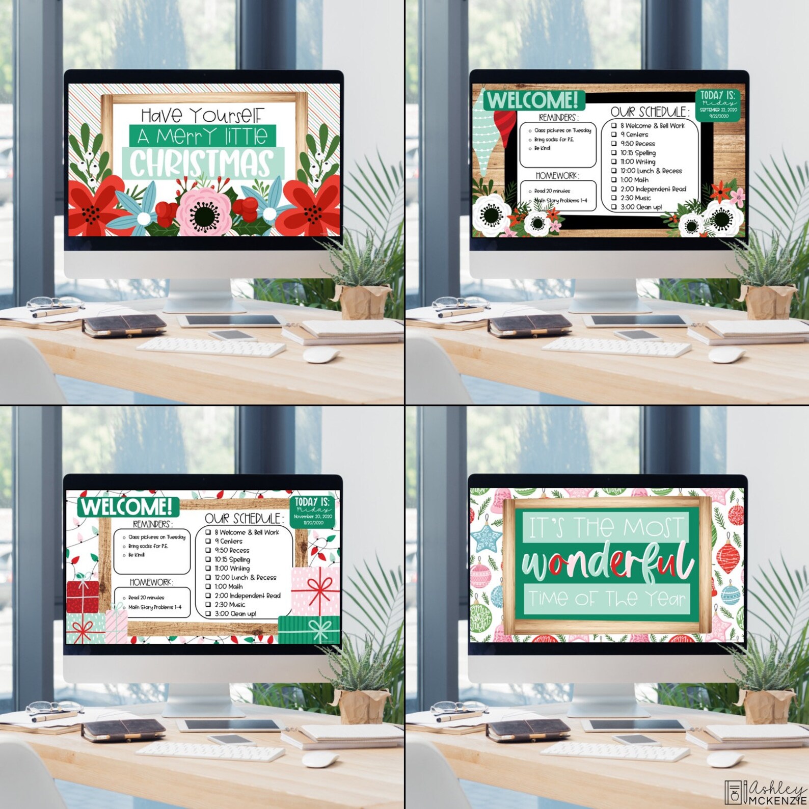 Seasonal Themed Google Slides and Powerpoint Templates Bundle - Etsy