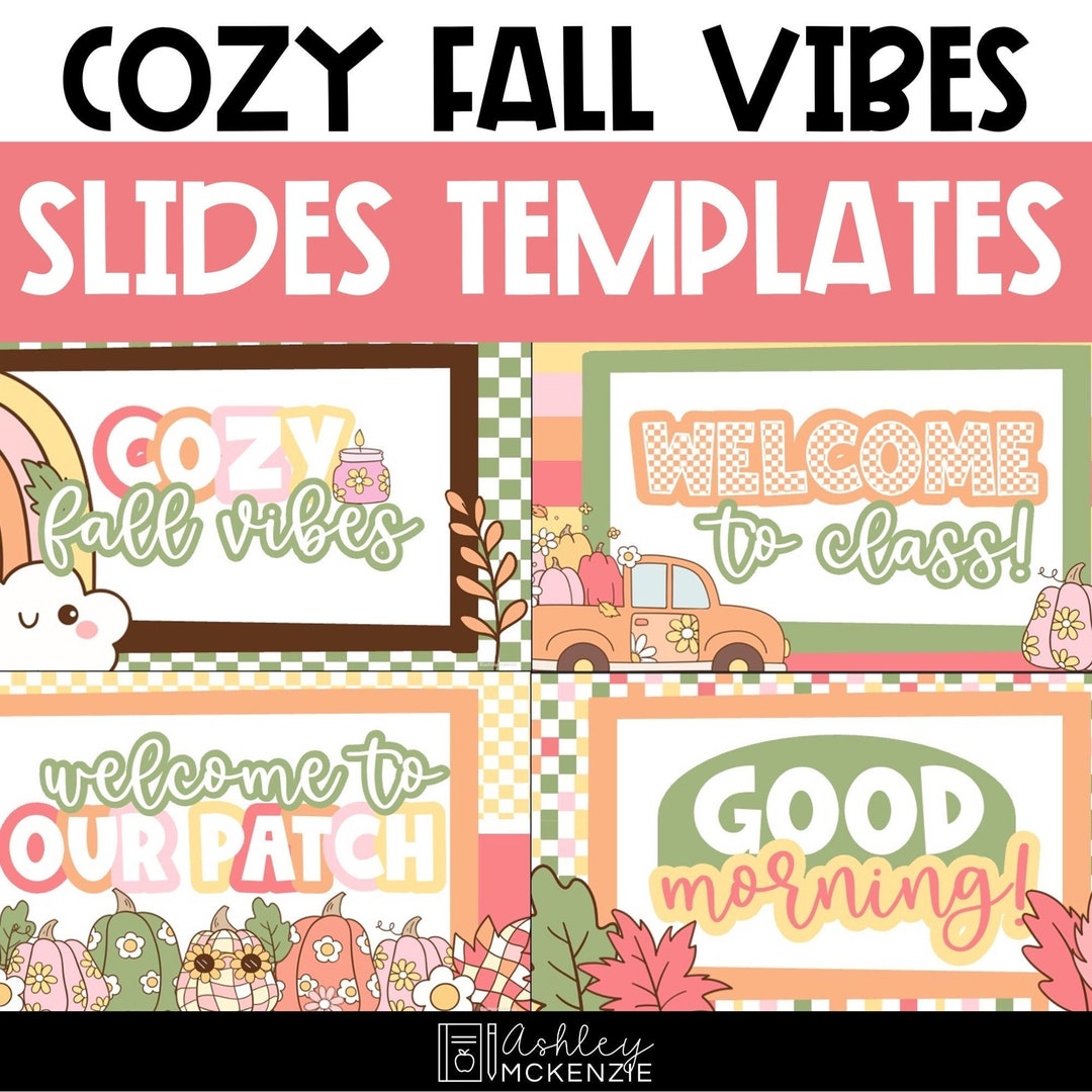 Fall Google Slides Templates September Daily Cozy Fall Vibes Morning ...