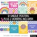 Back to School Classroom Posters BTS Smiles Theme Text Editable Posters ...