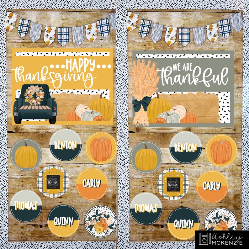 Thanksgiving Classroom Decor November Bulletin Board Ideas Unique ...