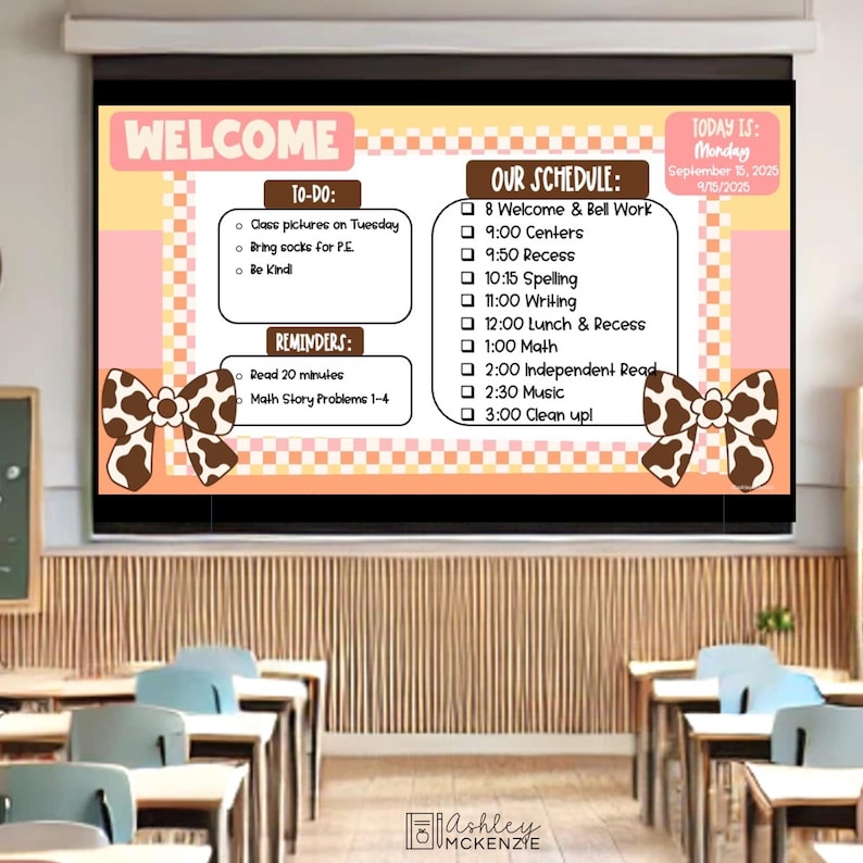 Giddy up Fall Slide Templates September Daily Slides for Google Slides ...