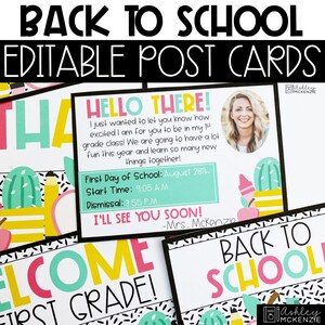 Welcome Back to School Open House Bundle Meet the Teacher Night Slides ...