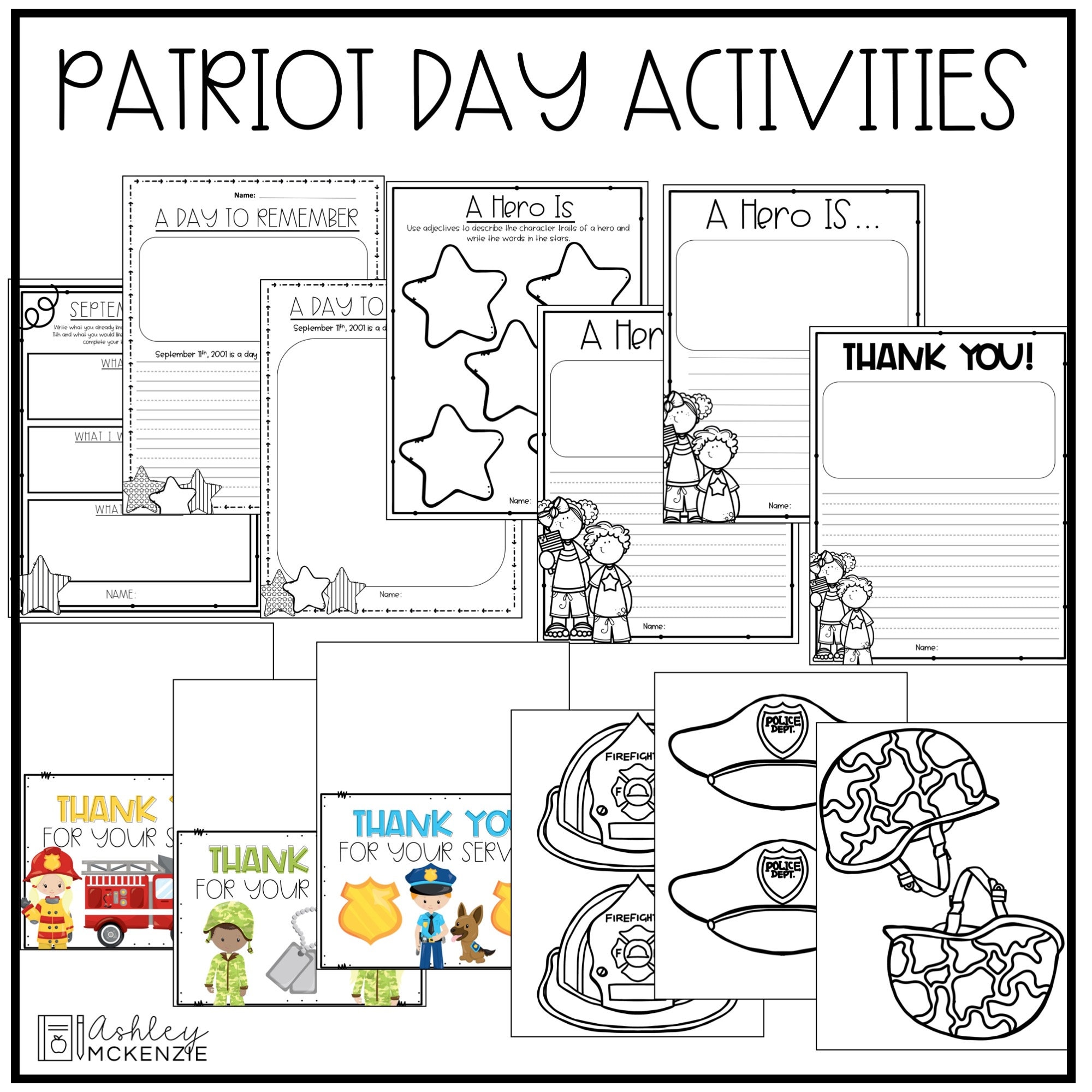 September 11th Powerpoint Lesson & Activities Pack Patriot Day ...
