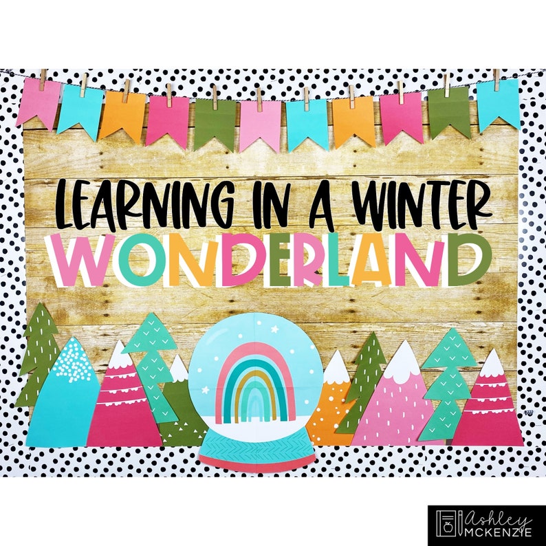 Winter Classroom Decor Snow Globe Bulletin Board Kit - Etsy