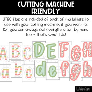 Christmas Bulletin Board Letters, Primary Font, Printable December ...