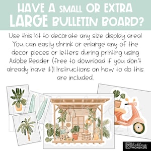 Beach Themed Back to School Bulletin Board Kit, Tropical Surf Theme ...