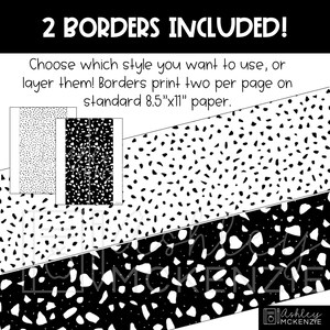 Black and White Terrazzo Back to School Bulletin Board Kit, Easy and ...