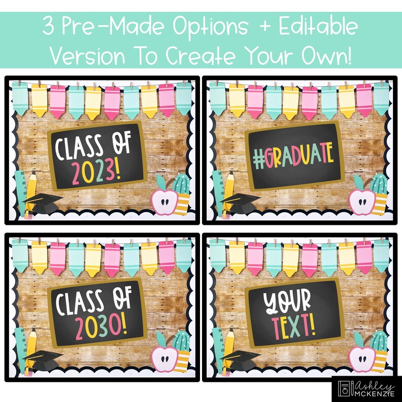 Graduation Bulletin Board or Classroom Door Decor, End of the Year ...