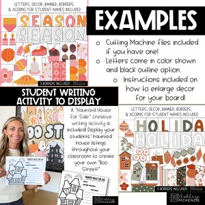 Bulletin Board Kits Bundle #6 Seasonal Classroom Decor for All Year ...