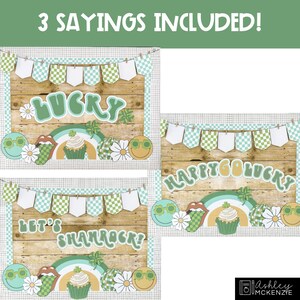 Retro St. Patrick's Day Bulletin Board Kit, Spring Holidays Theme, Easy ...