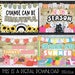 Bulletin Board Kits Bundle #6 Seasonal Classroom Decor for All Year ...