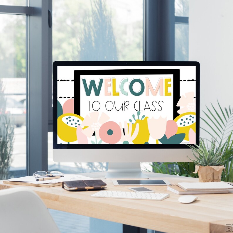 Vintage Blooms Google Slides and Powerpoint Templates, Digital ...
