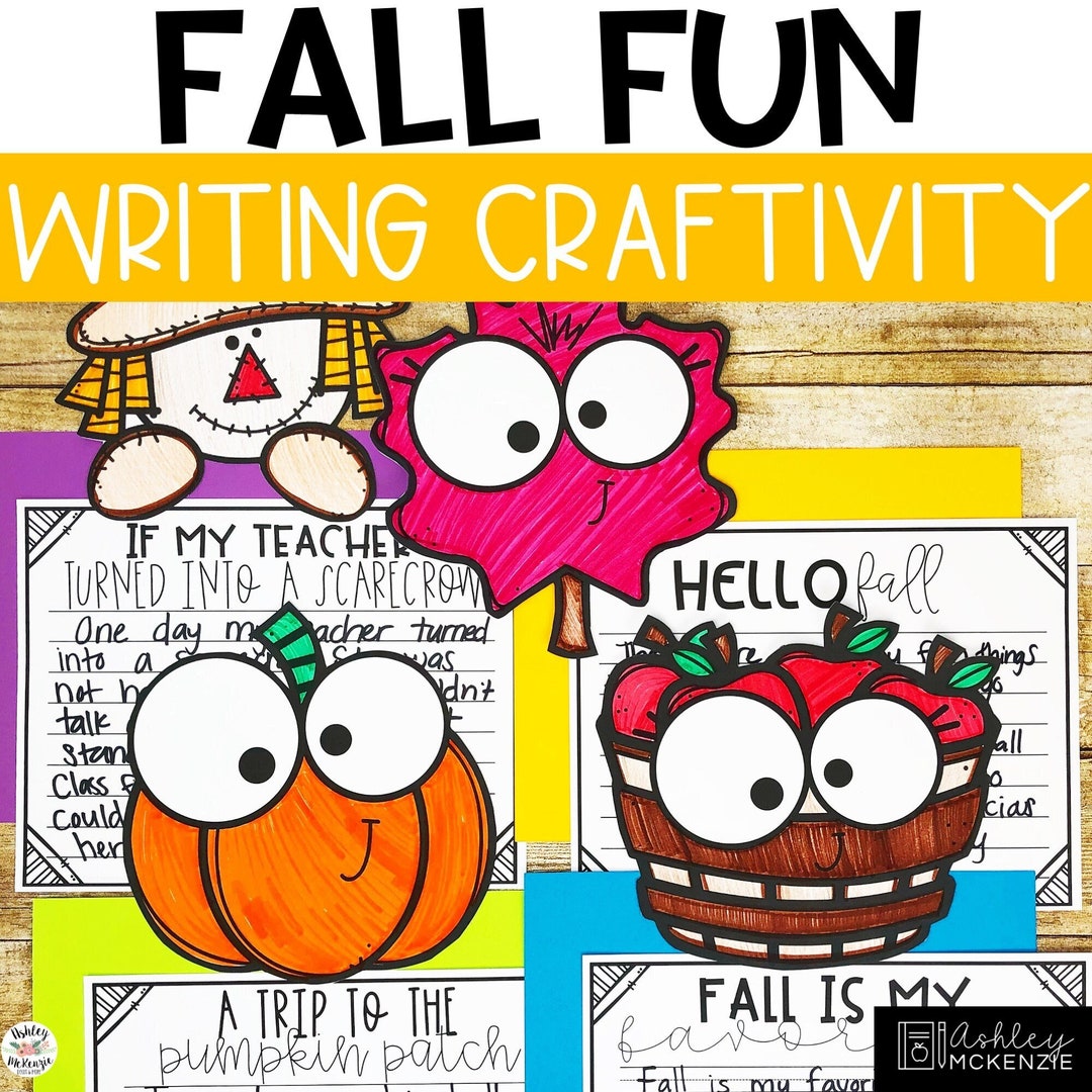 Fall Writing Craft Autumn Creative Writing Prompts Elementary Classroom ...