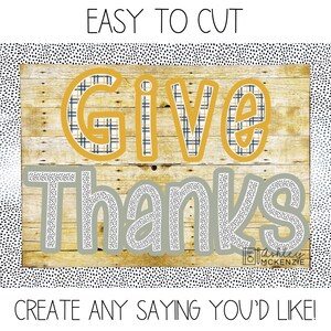 Thanksgiving Plaid Classroom Decor, A-Z Bulletin Board Letters ...