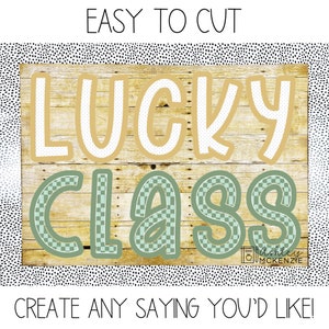 Retro St. Patrick's Day Classroom Decor, A-Z Bulletin Board Letters ...