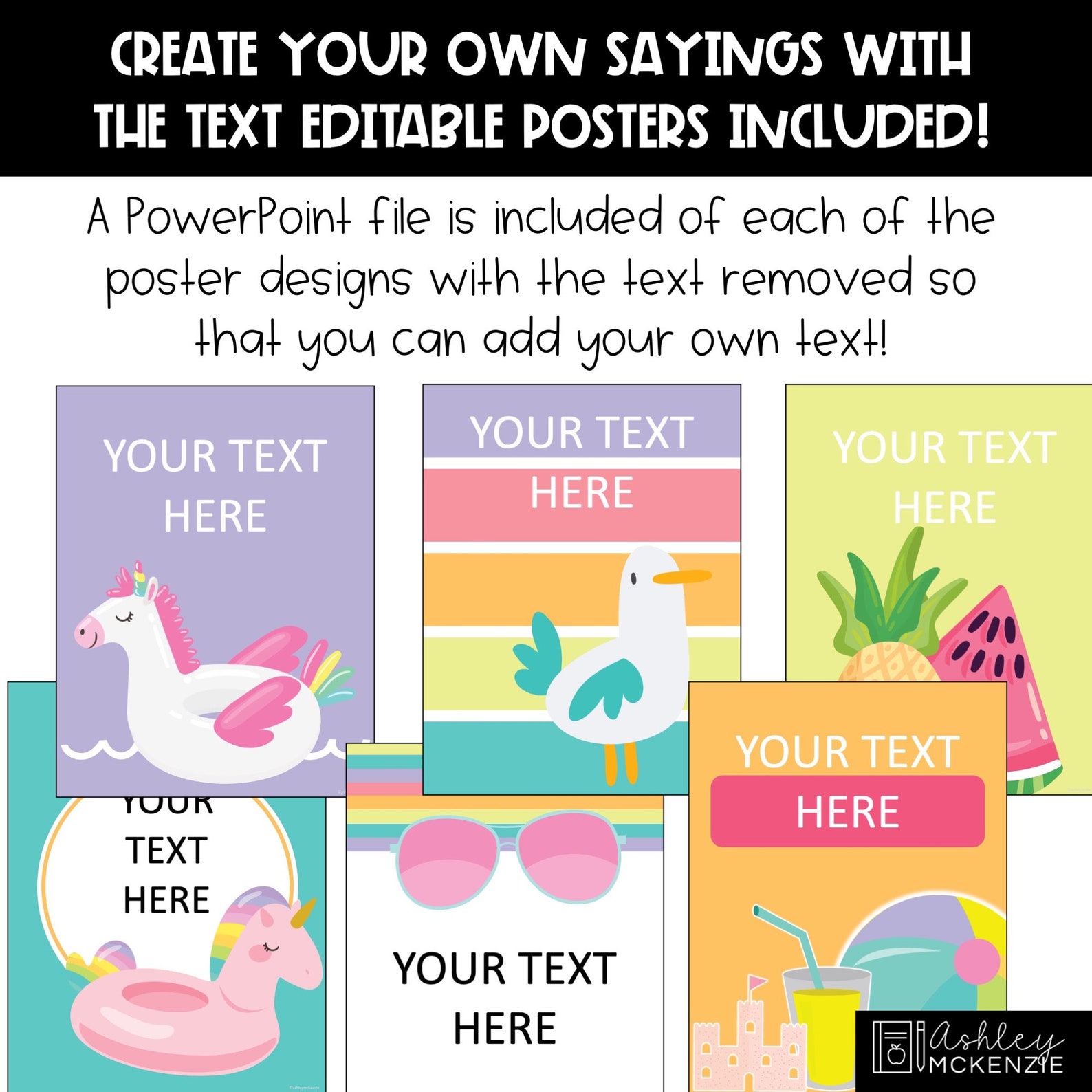 Summer Posters for End of Year Classroom Decor, Summer Splash Theme ...