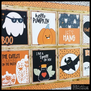 Halloween Boo Crew Classroom Posters October Bulletin Board Ideas ...