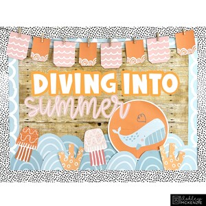Boho Ocean Back to School Classroom Decor, Bulletin Board Kit ...