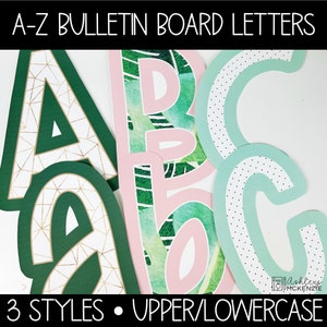 Modern Tropical Bulletin Board Bundle Nature Themed Classroom Decor ...