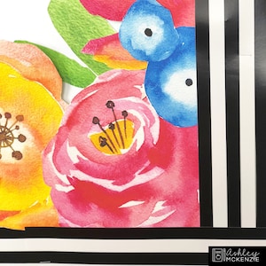 Spring Flowers Bulletin Board or Classroom Door Decor, March, April ...