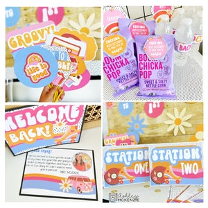 Retro Back to School Open House Meet the Teacher Night Survival Bundle ...