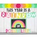 Rainbow Back to School Bulletin Board or Classroom Door Decor, Easy and ...