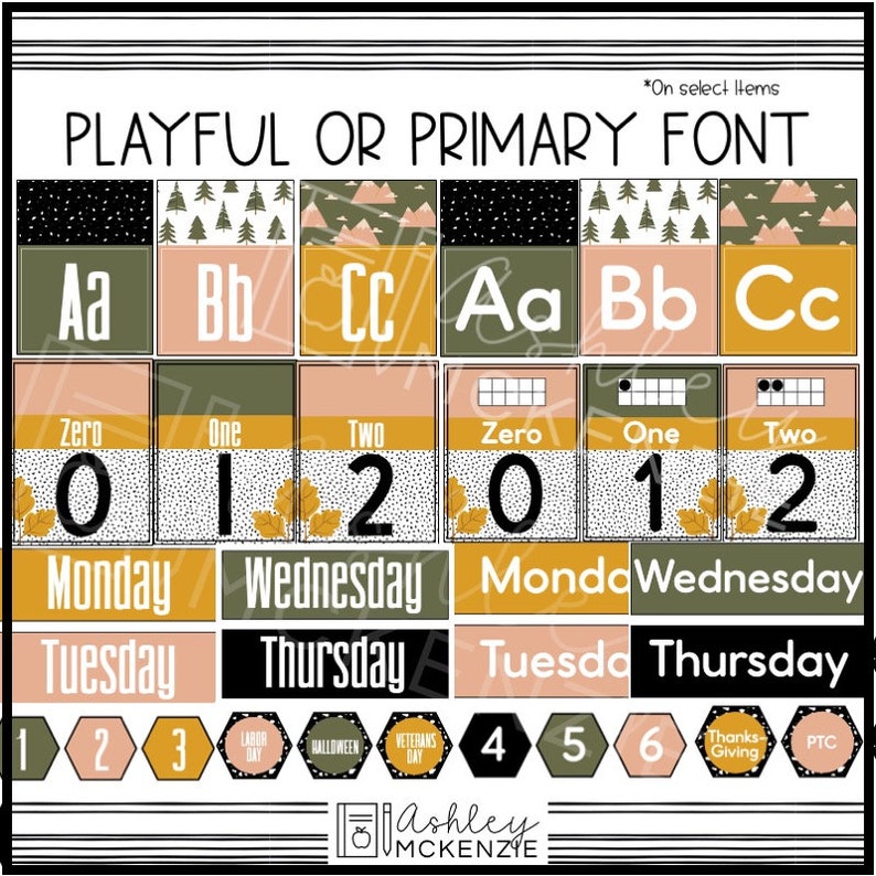 Camping Adventure Classroom Decor Bundle Easy and Modern - Etsy
