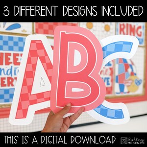 Patriotic 4th of July Bulletin Board Letters Punctuation Numbers ...