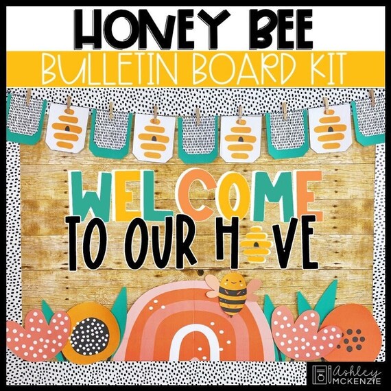 Honey Bee Back to School Bulletin Board or Classroom Door - Etsy