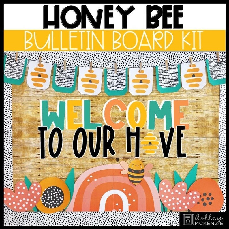 Honey Bee Back to School Bulletin Board or Classroom Door - Etsy